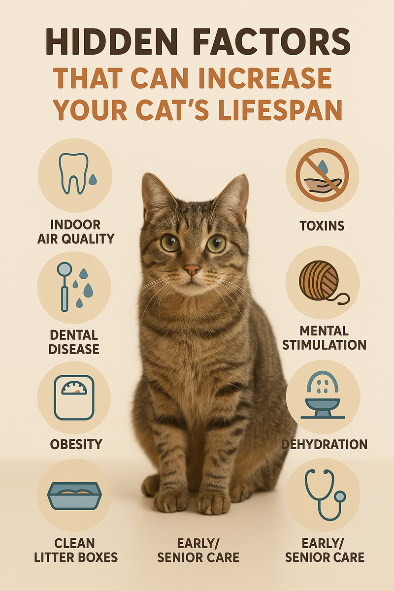 Hidden Factors To Increase Your Cat’s Lifespan – Pottycats